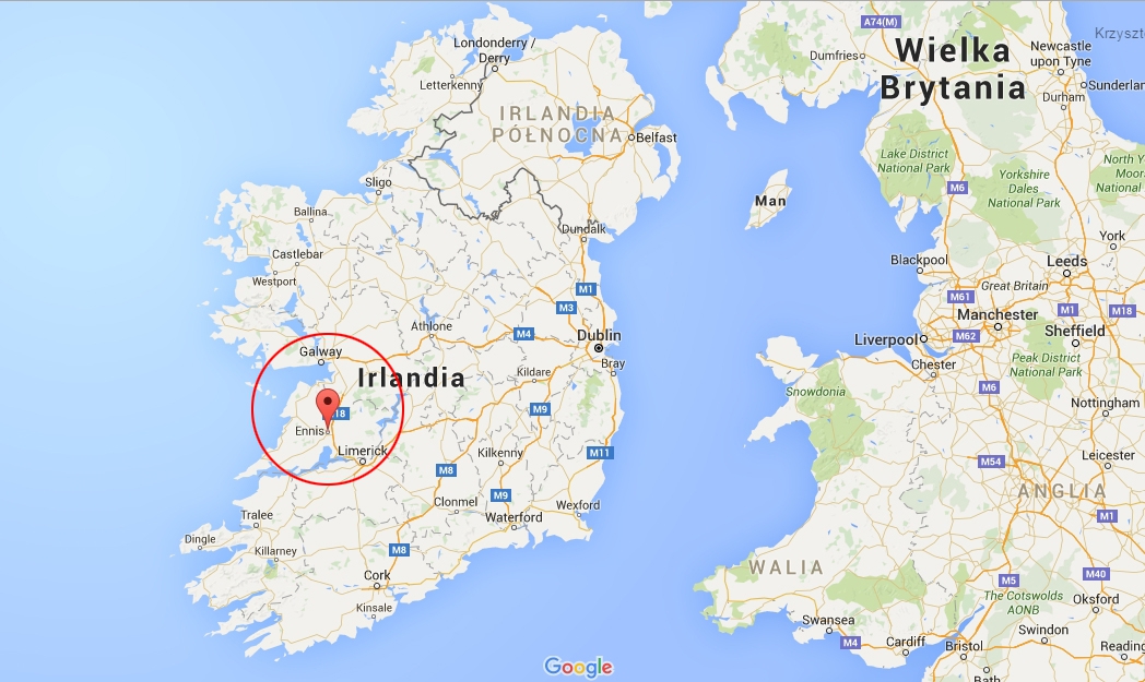 Welcome back – Ennis. – Foto Trasa